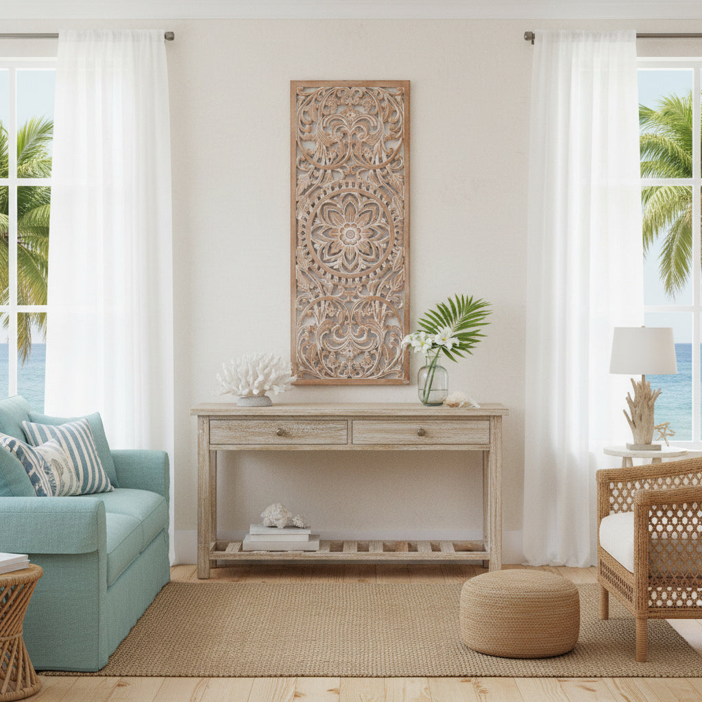 Kulture Home Decor - Balinese Decorative Panel 'Amara' - 100 x 40 cm ...